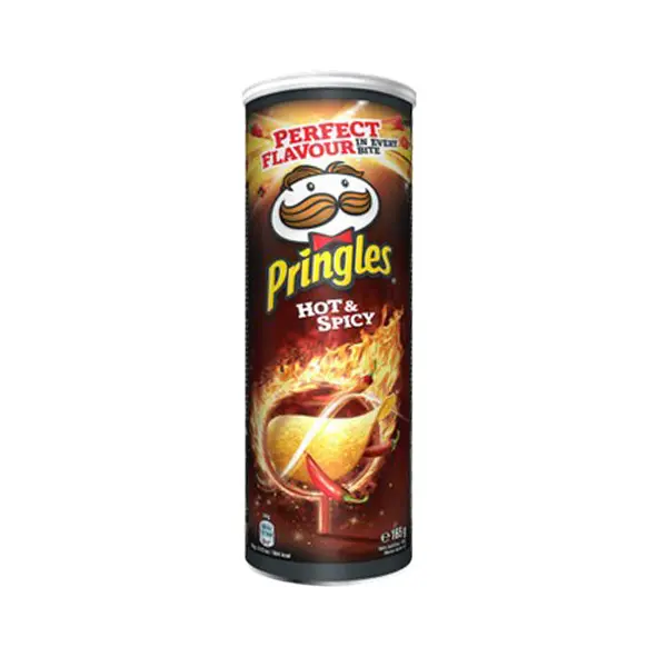 PRINGLES HOT SPICY Čips, 165g