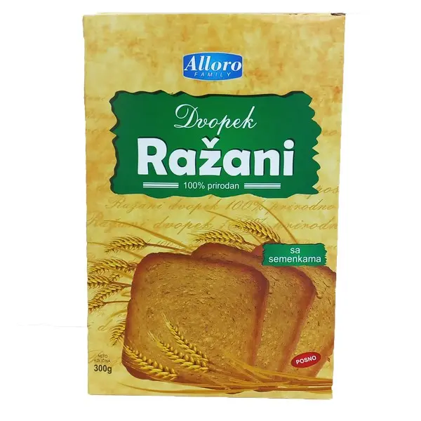 ALLORO Ražani dvopek 300g