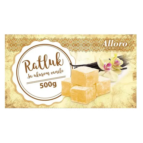 Alloro Ratluk Vanila, 500g