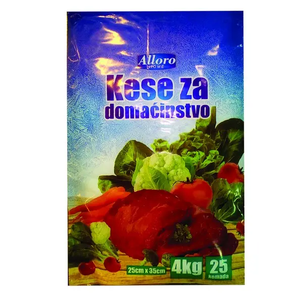 Alloro Home Kese za zamrzivač, 4 kg, 25 komada, 25x35cm