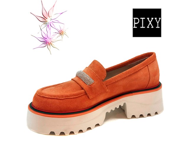 `PIXY` orange mokasina