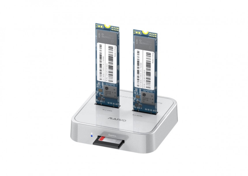 Docking station USB 3.1 tip C na 2 x M.2 (SATA & PCIe NvMe) K3016SD