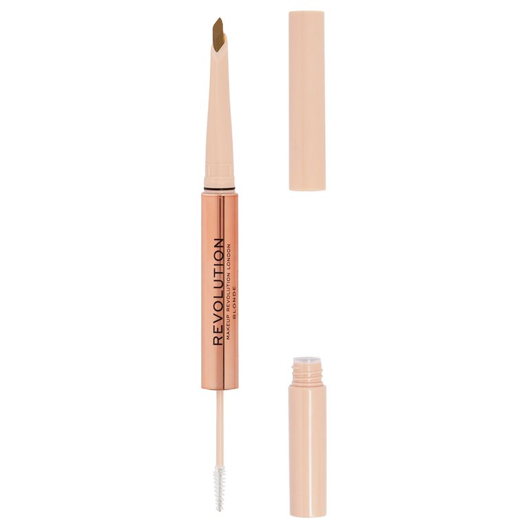 Olovka i gel za obrve 2u1 MAKEUP REVOLUTION Fluffy Brow Duo Blonde 0.12g+1ml