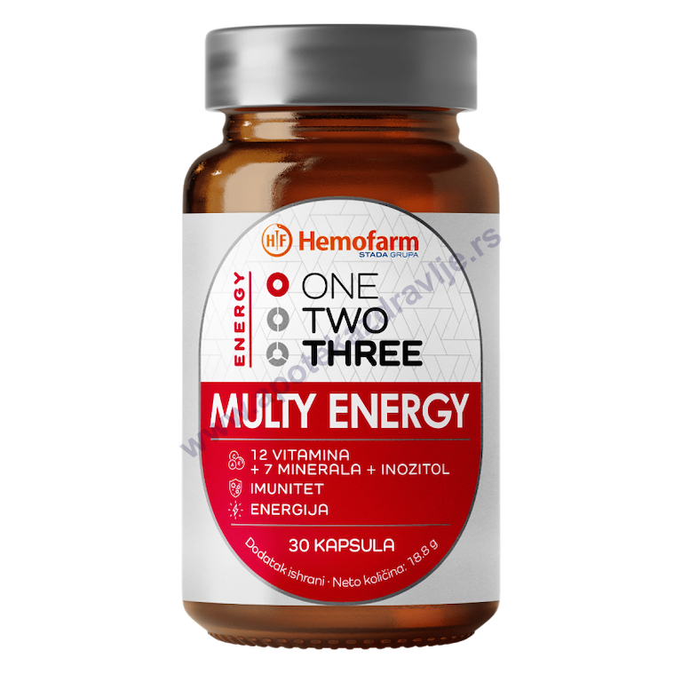 ONE TWO THREE MULTY ENERGY 30 caps.