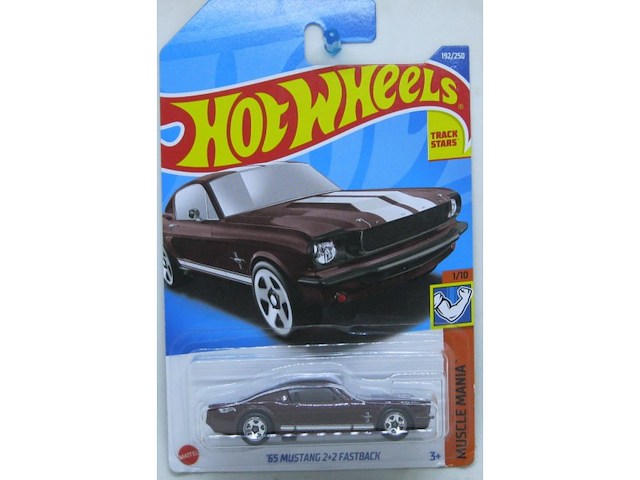 hot wheels ford mustang `65 2+2
