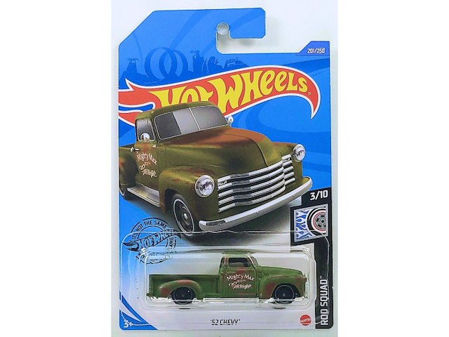 hot wheels chevy `52