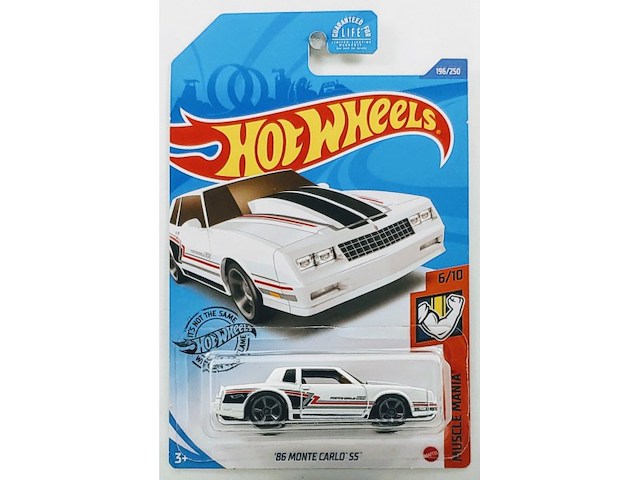 hot wheels chevrolet monte carlo `86