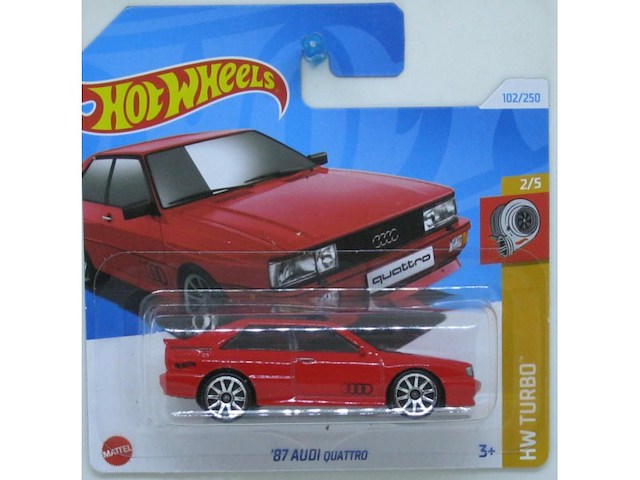 hot wheels audi quattro `87