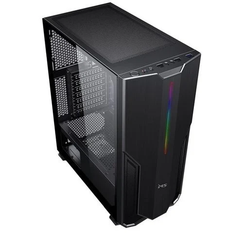 Kućište FIGHTER V310, bez napajanja, 12cm ARGB ring ventilator, black