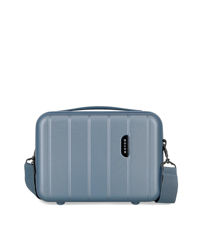 NESESER BEAUTY CASE WOOD SKY BLUE Movom