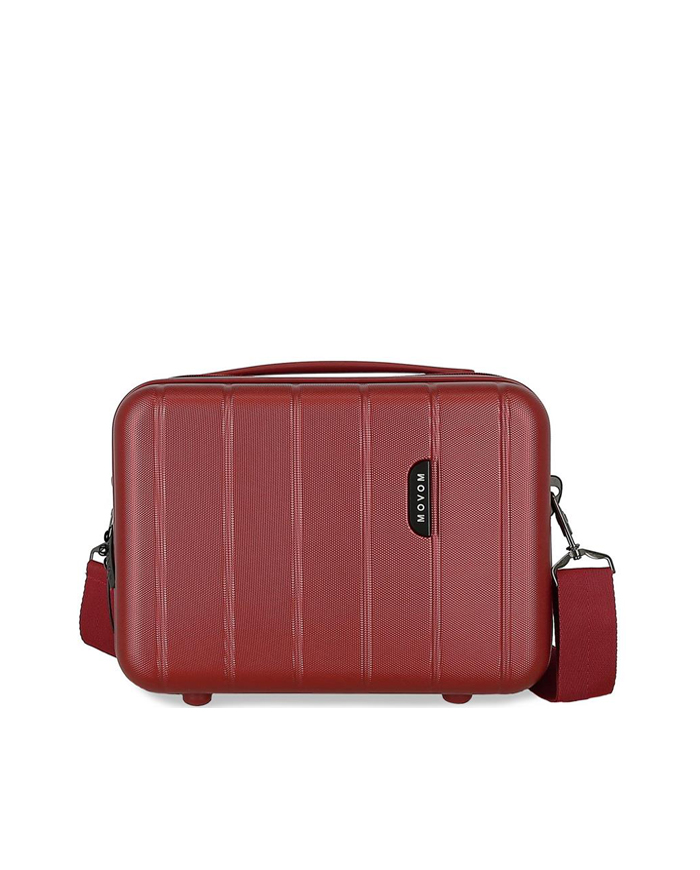 NESESER BEAUTY CASE WOOD RED Movom