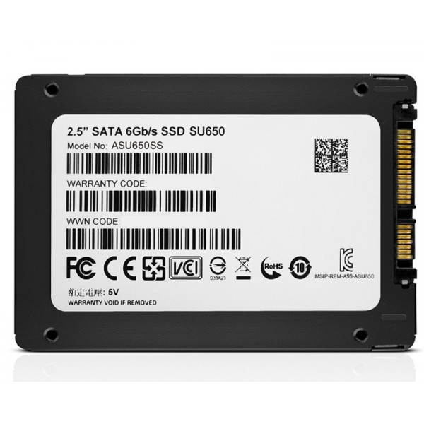 A-DATA 120GB 2.5" SATA III ASU650SS-120GT-R SSD