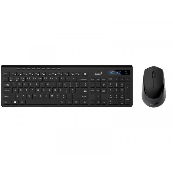 Genius SlimStar 8230 Wireless USB US crna tastatura+ miš