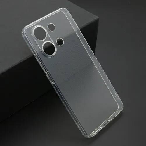 Futrola - maska ultra tanki PROTECT silikon za Xiaomi Redmi Note 13 4G providna (bela) (MS)