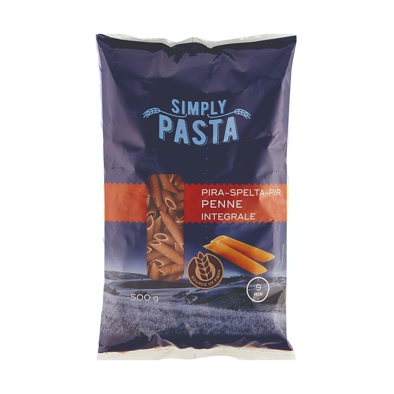 Simpy pasta testenina spelta penne 500g simpy pasta