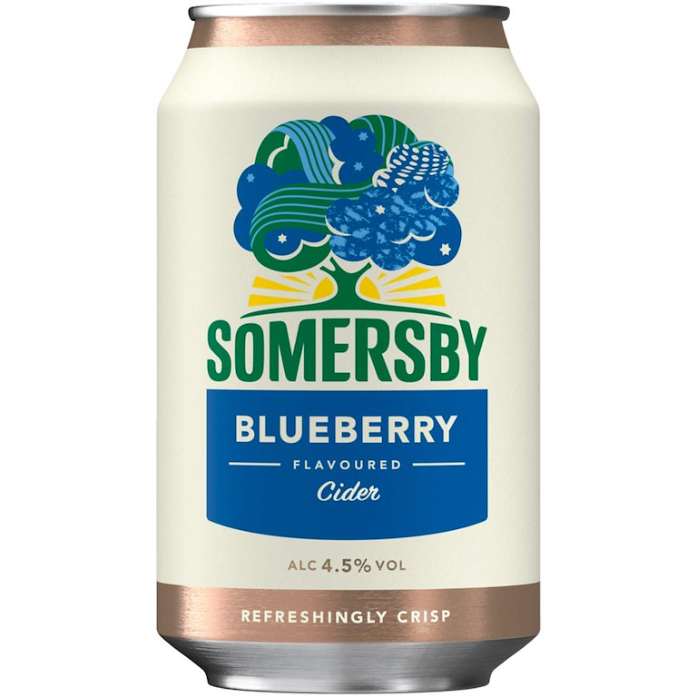 Cider somersby borovnica 0.33l can