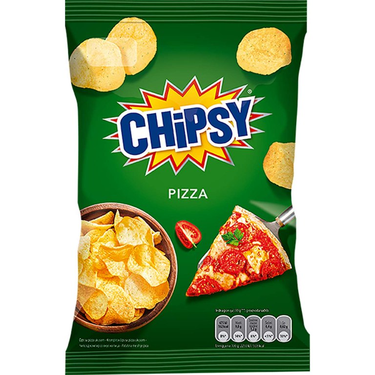 Chipsy čips plain pizza 60g marbo chipsy