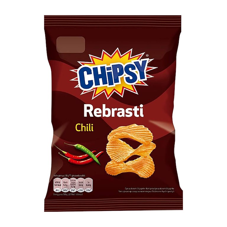 Chipsy čips x cut chili 60g marbo chipsy