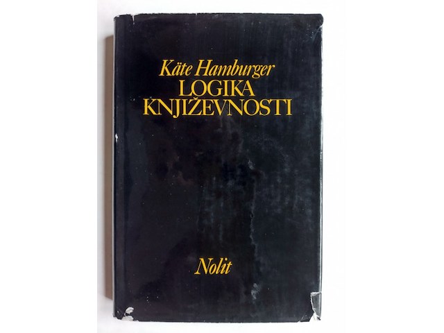 Kate Hamburger, LOGIKA KNJIŽEVNOSTI