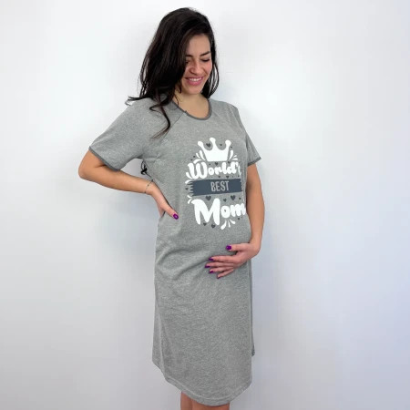 Spavaćica za trudnice siva m ( 980SM )