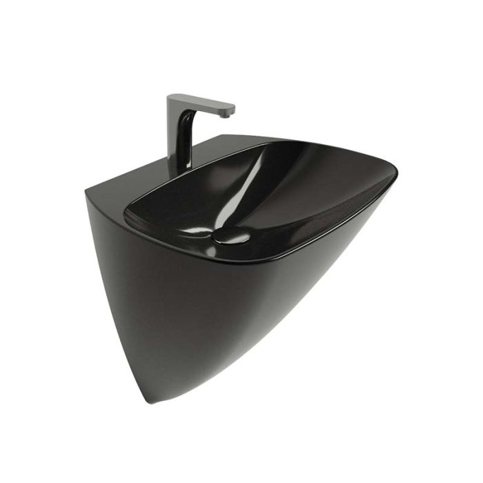 Lavabo LIFE monoblok 50cm CRNI