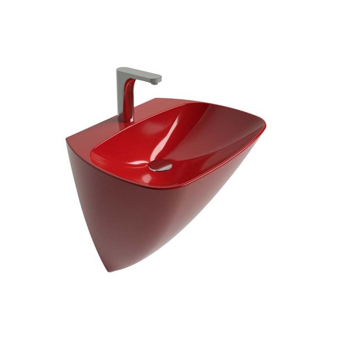 Lavabo LIFE monoblok 50cm CRVENI