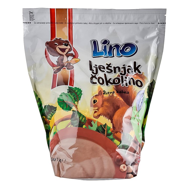 Lino lešnik čokolino žitna kašica 1kg