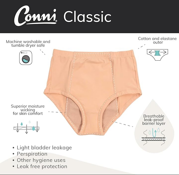 Menstrualne gace i gace za urinarnu inkontinenciju, model CLASSIC