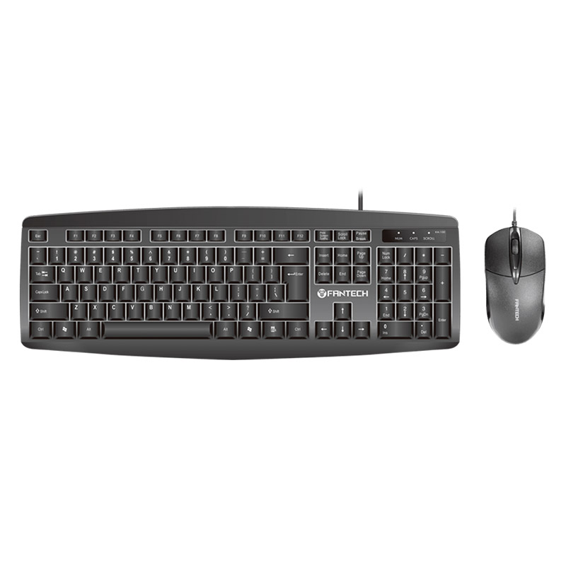 Combo miš i tastatura Fantech KM-100 crni