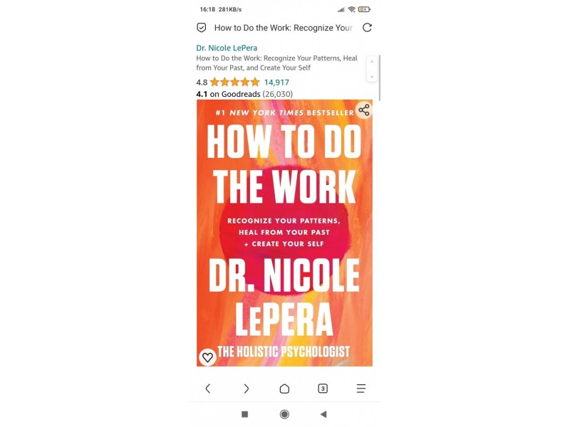 "How To Do The Work" Dr. Nicole LePera