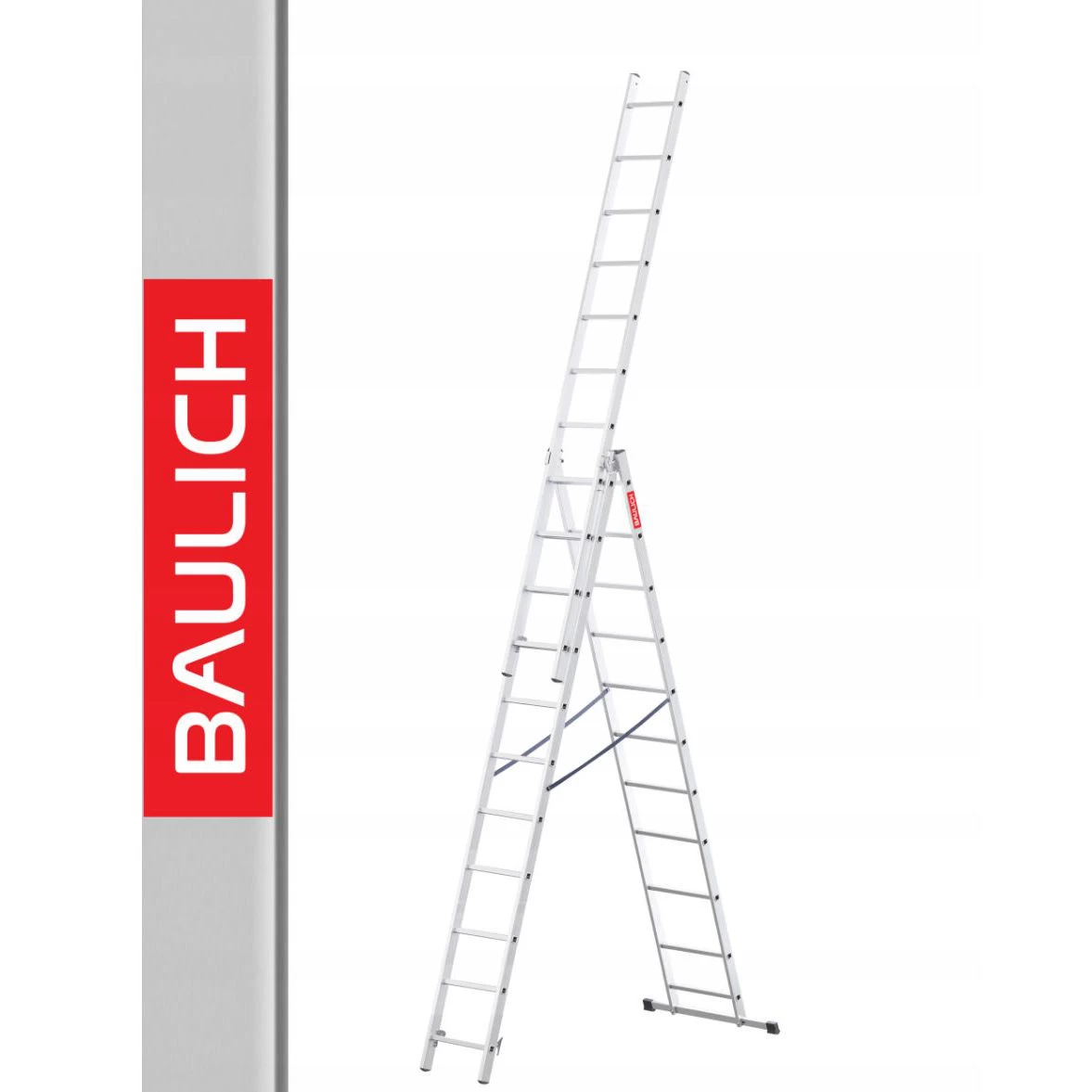 BAULICH 3×11 Trodelne Aluminijumske Merdevine Basic