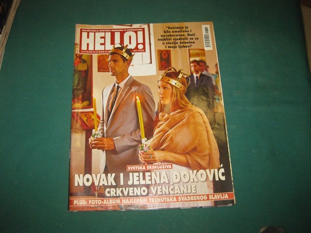 Hello! br.338 (2014) Novak i Jelena Đoković