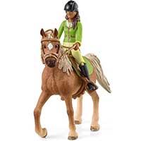 Schleich® Horse Club figure Konj sa jahačem - Sarah and Mystery 42542