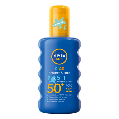 NIVEA SUN obojeni sprej za zaštitu od sunca za decu SPF 50+ 200 ml