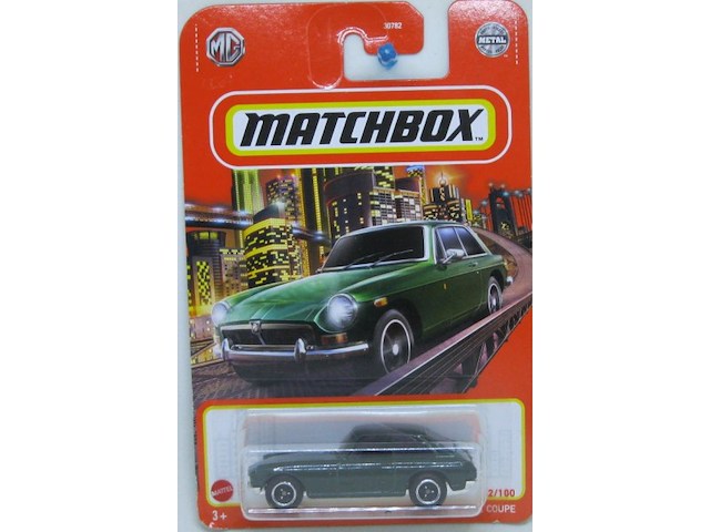matchbox MG B GT coupe