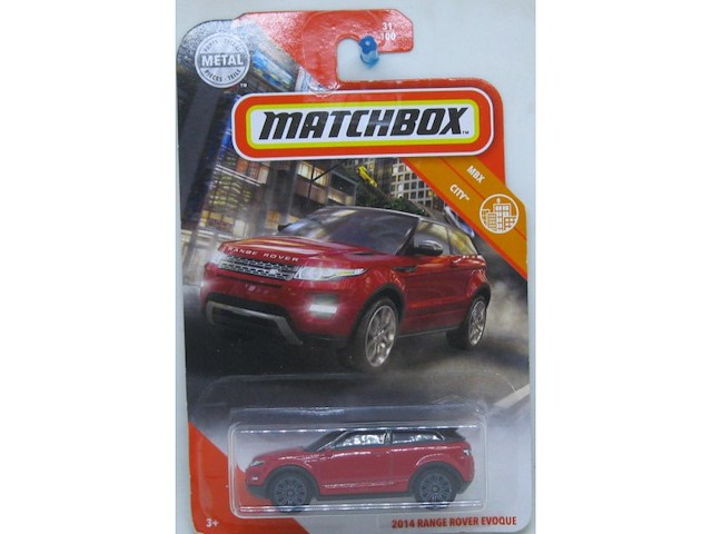 matchbox range rover evoque