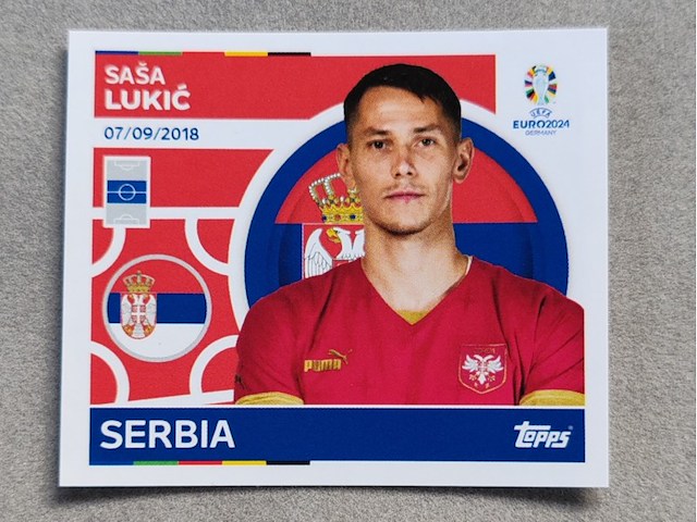 EURO 2024 GERMANY slicica SRB13 Lukic