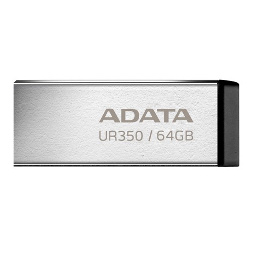 ADATA 64GB UR350 USB 3.2 Gen 1 Flash Drive | UR350-64G-RSR/BK