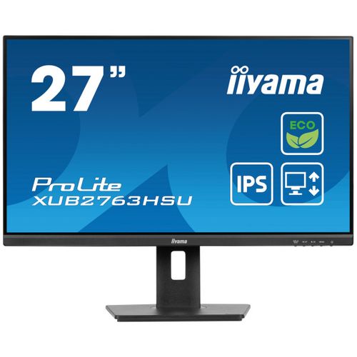 Iiyama XUB2763HSU-B1 Monitor 27" IPS 1920x1080/100Hz/3ms/HDMI/DP/USB/zvučnici