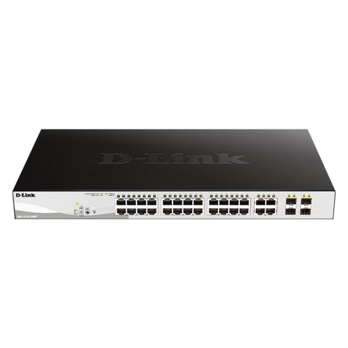 D-Link DGS-1210-28P/E PoE 10/100Mbps 24 PoE port + 4 SFP LAN Switch