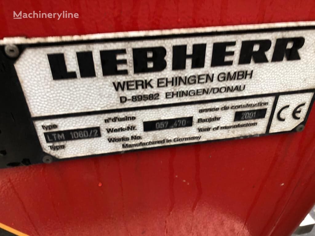 Liebherr LTM 1060/2 pokretna dizalica