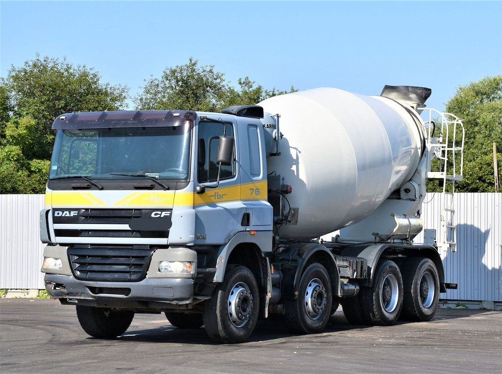DAF CF 85.340 kamion s mešalicom za beton