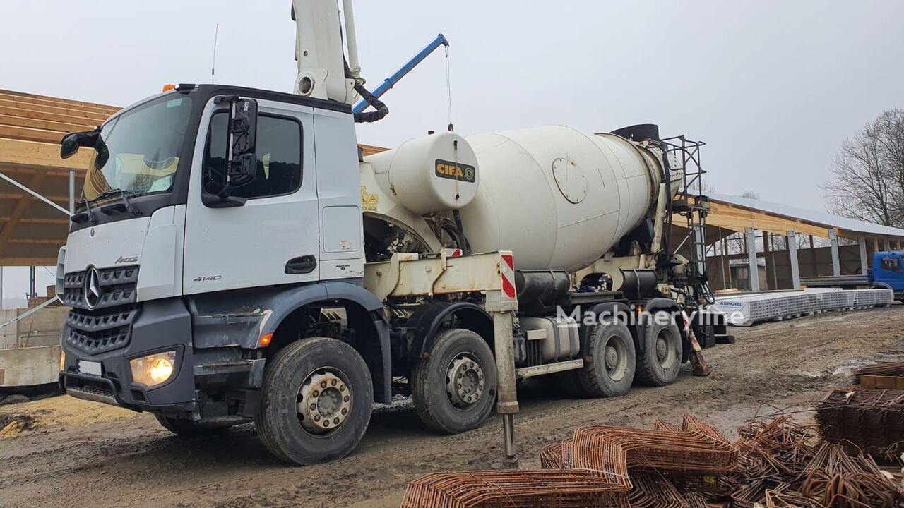 Cifa Magnum MK 28L na šasiji Mercedes-Benz Arocs 4140 pumpa za beton