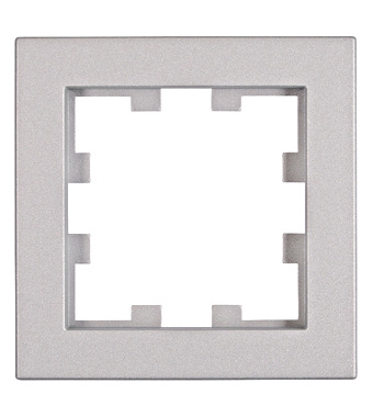 Jednostruki okvir, Design CUBIC, srebrni
VISIO S 55 (55x55)