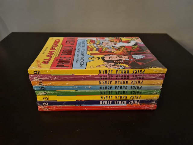 Alan Ford Color Medi - Priče broja 1 (komplet) 8 komada