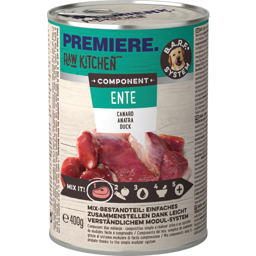 Premiere Dog Raw Kitchen Component Pačetina 400g konzerva