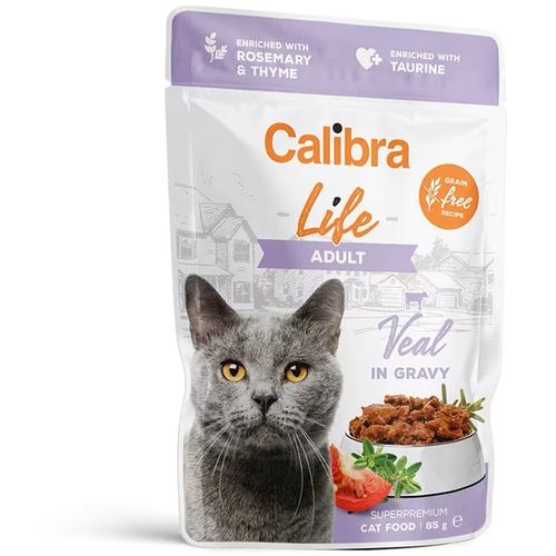 Calibra Cat Life Kesica Adult Teletina 85g