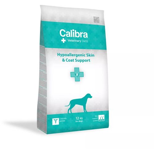 Calibra Veterinary Diets Dog Hypoallergenic Skin & Coat Support 12kg