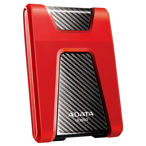 ADATA AHD650-1TU3-CRD Eksterni HDD 1TB, Crna / crvena, 2.5", USB 3.0