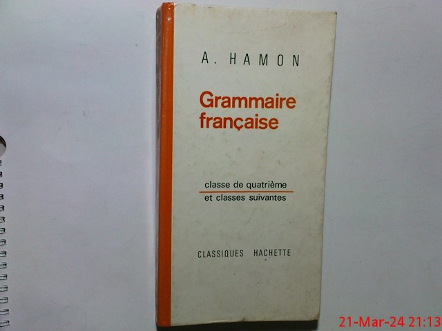 A. HAMON - GRAMMAIRE FRANCAISE